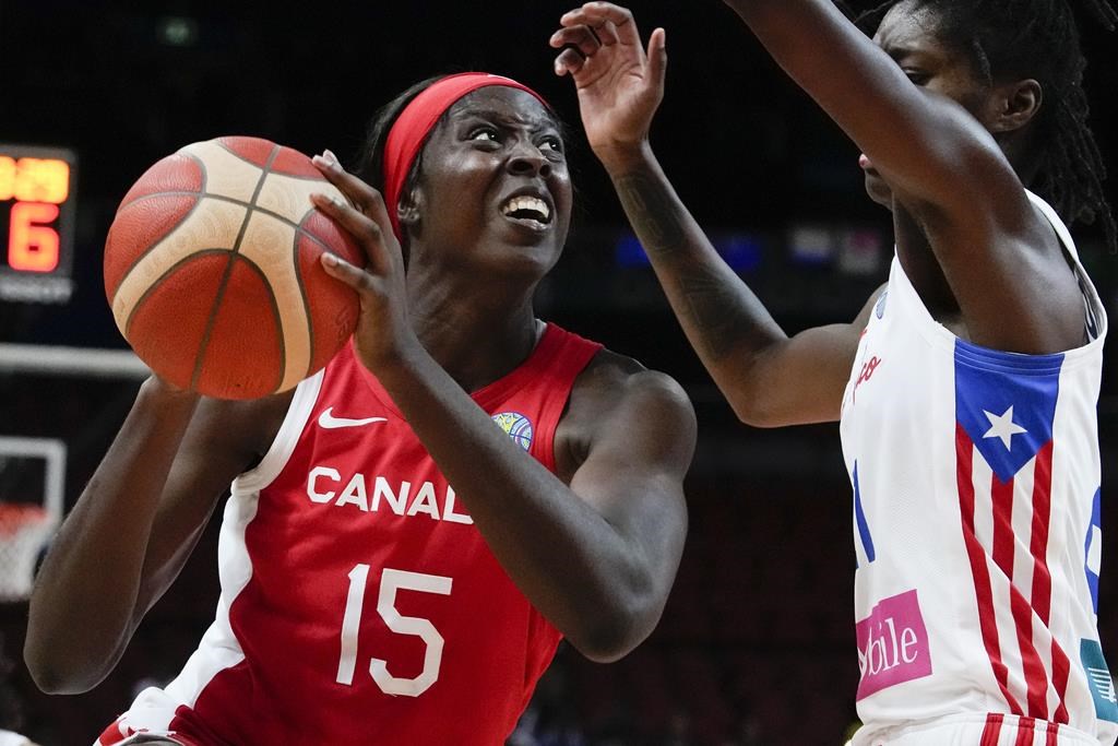 Canadian basketball player Laeticia Amihere declares for WNBA draft ...