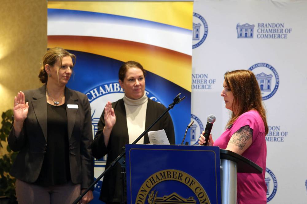 Pugh sworn in as chamber president – Brandon Sun