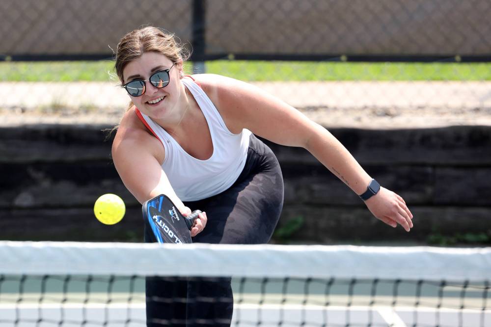 Playing pickleball – Brandon Sun