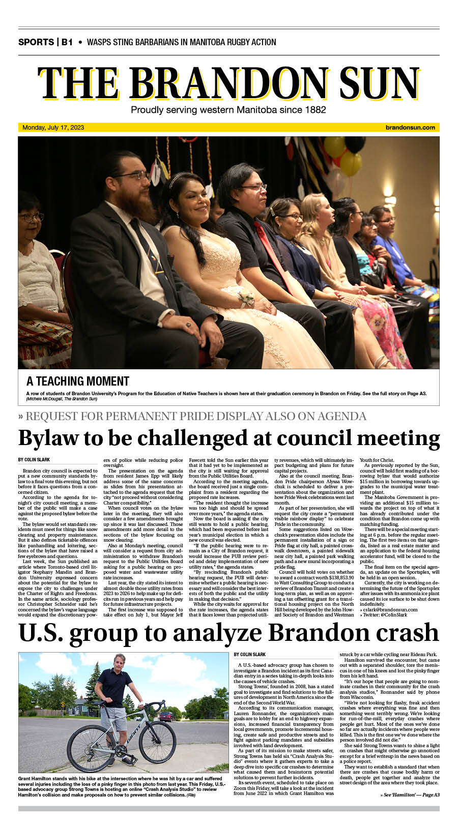 Sun Burst for July 17, 2023 – Brandon Sun