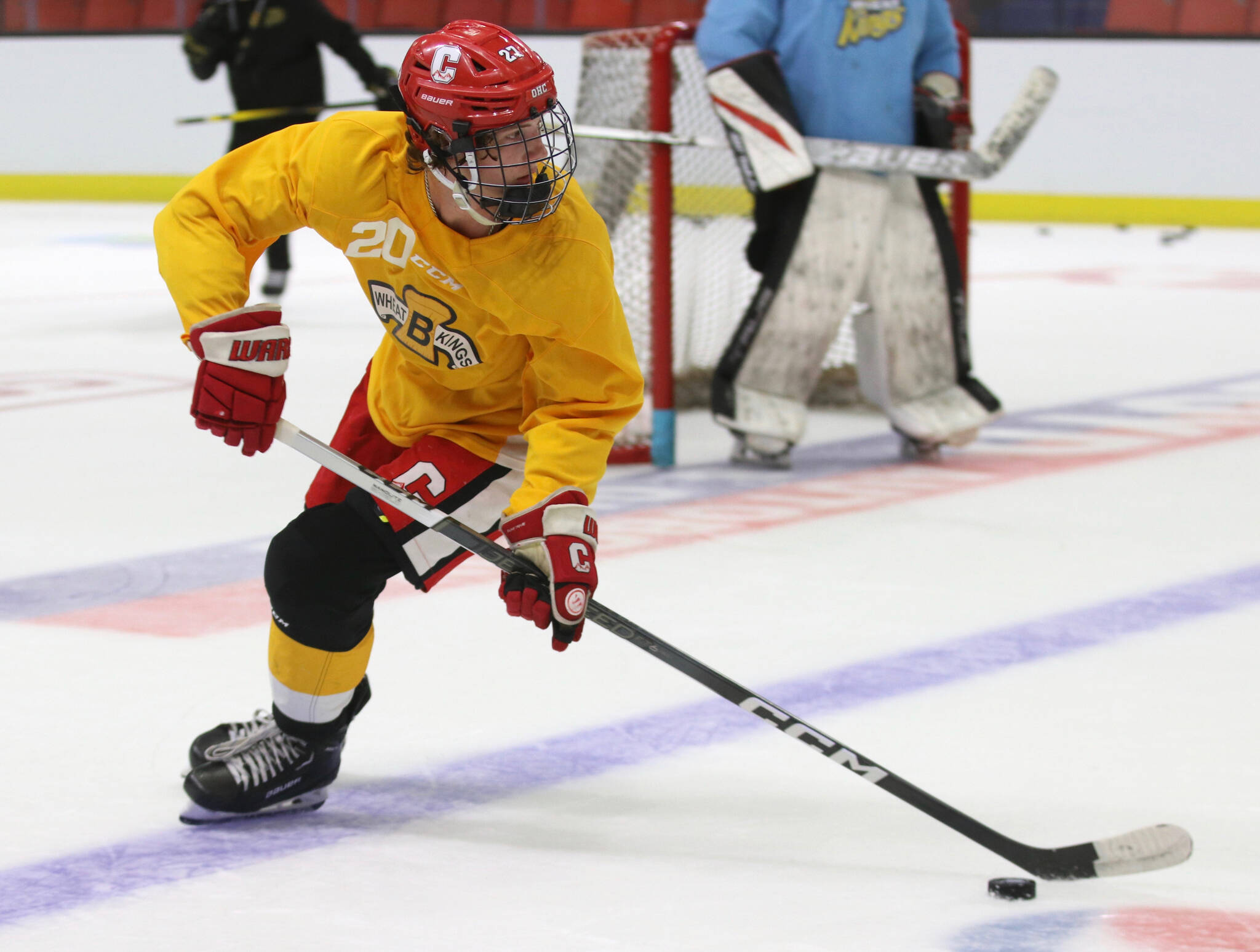 BWK TRAINING CAMP: Brown gets his feet wet in first WHL camp – Brandon Sun