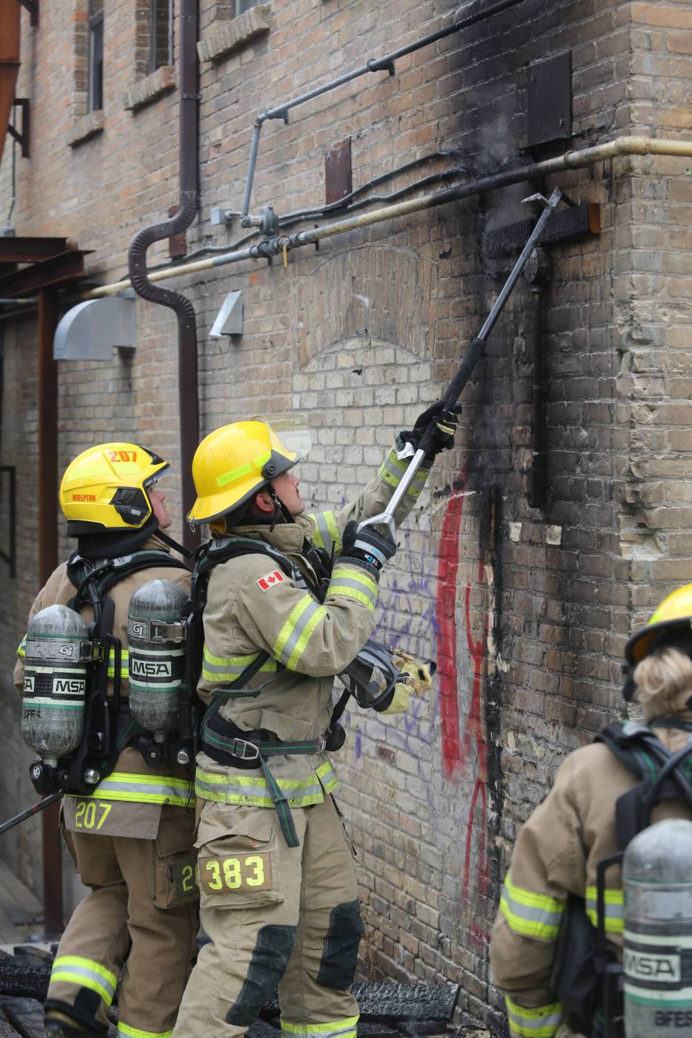 Downtown fire – Brandon Sun