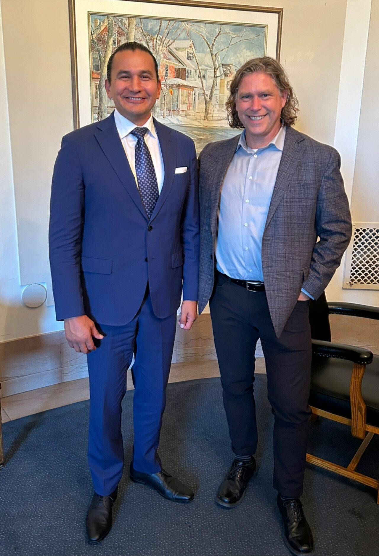 Mayor, premier-designate hold first meeting – Brandon Sun