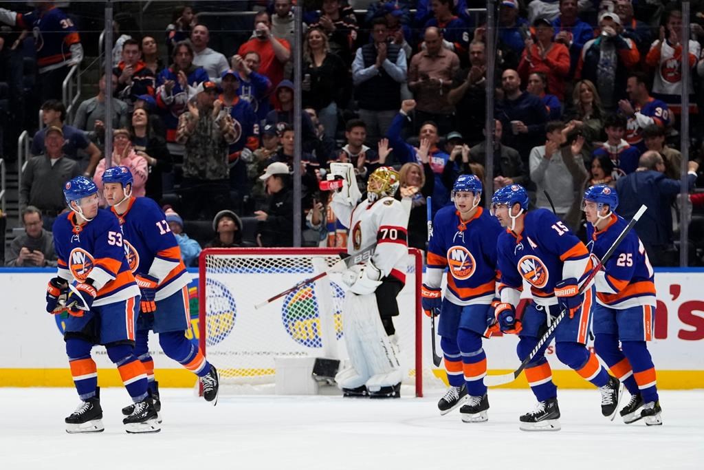 Horvat, Dobson lead Islanders to 3-2 win over Senators; Brannstrom ...