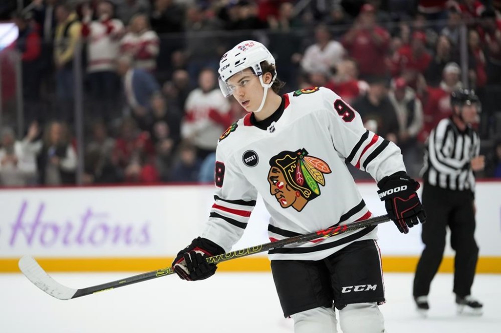Blackhawks’ Bedard named NHL’s rookie of the month, Canucks’ Hughes ...