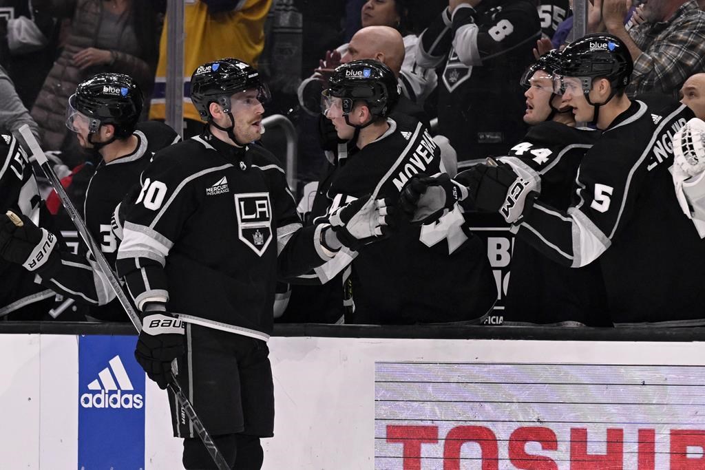 Byfield scores twice as Kings halt hot Flames 5-3 – Brandon Sun
