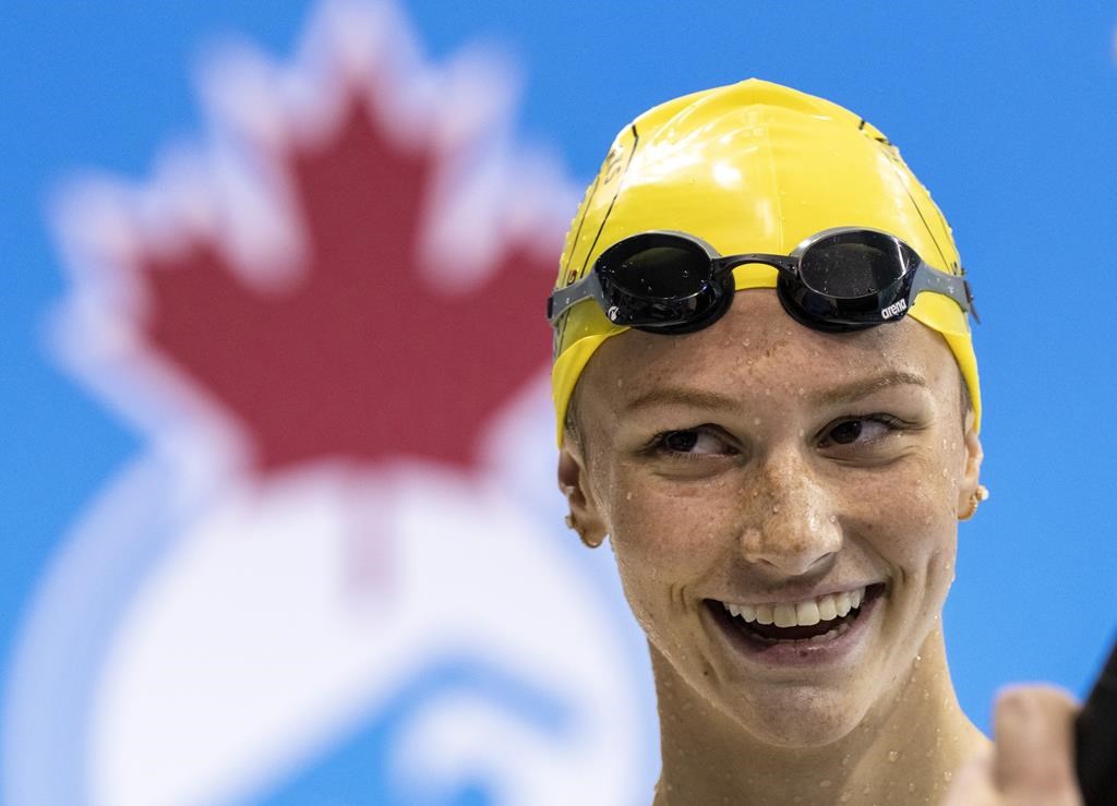 Swimming sensation Summer McIntosh voted CP female athlete of the year ...