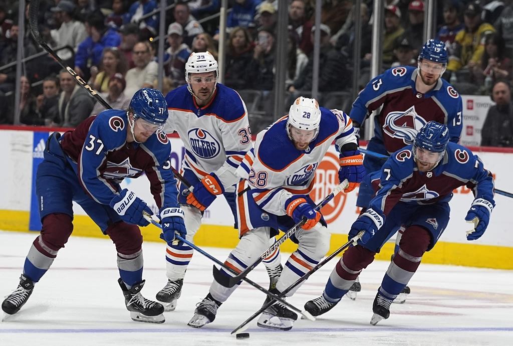 MacKinnon has 2 assists, breaks franchise’s single-season points mark ...