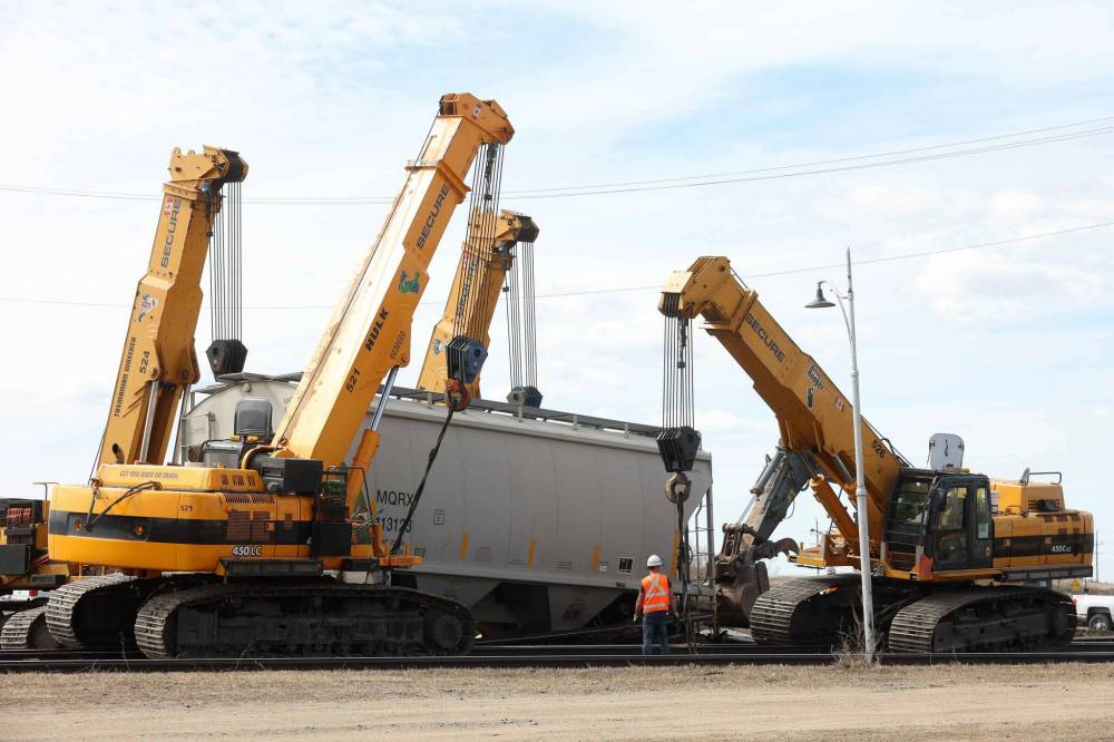 Cars derail at CN’s Rivers yard – Brandon Sun