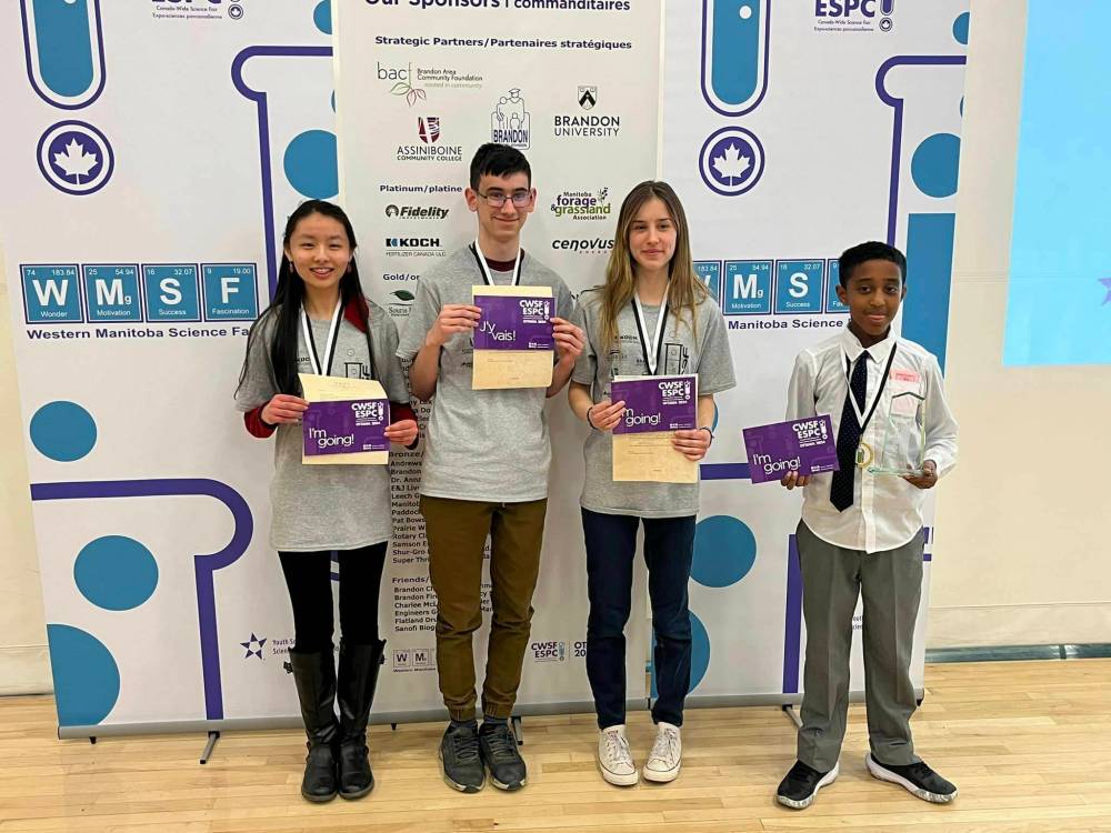 Four Westman students taking science to Ottawa – Brandon Sun