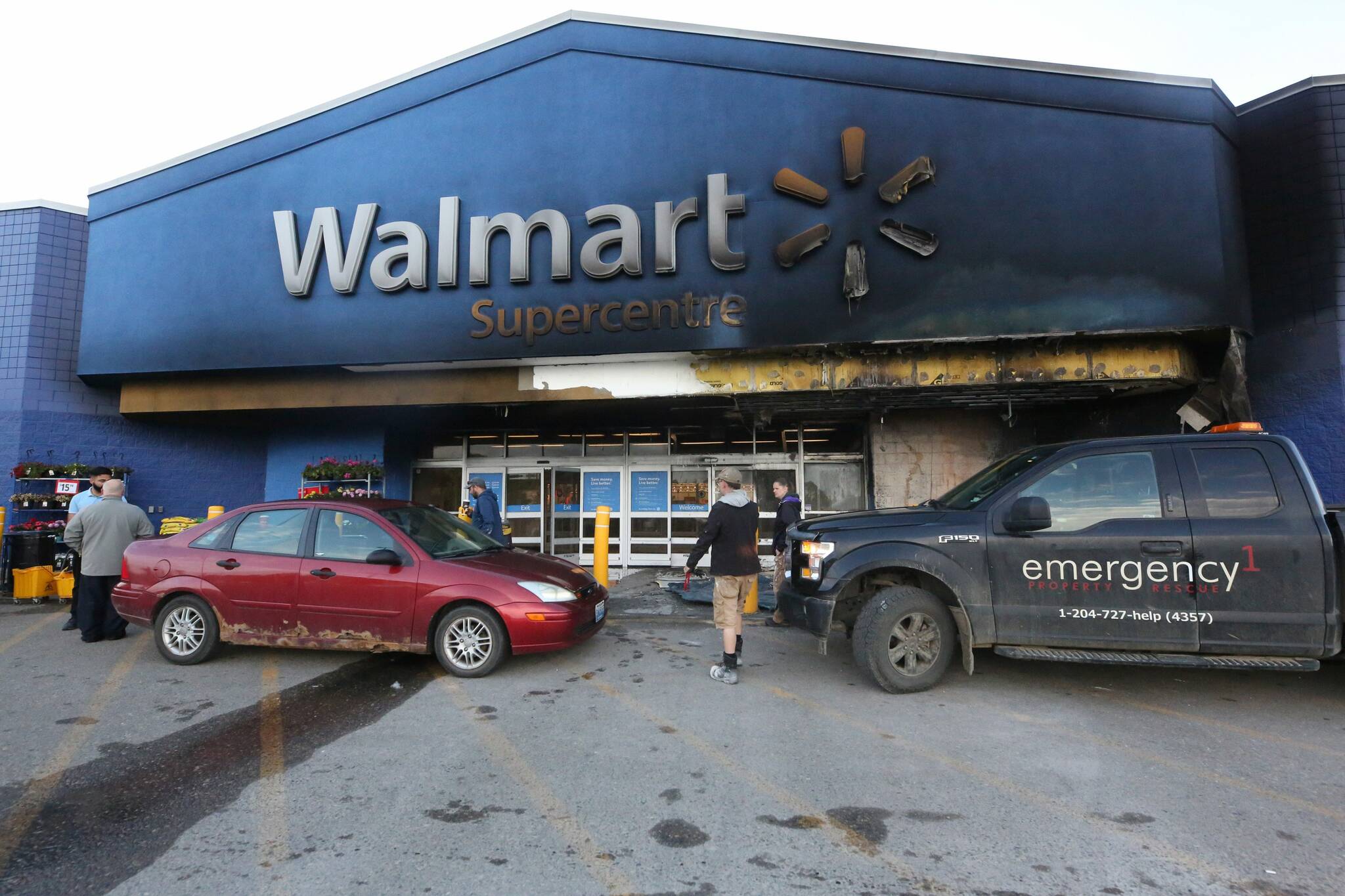 Arson blamed for Walmart fire – Brandon Sun