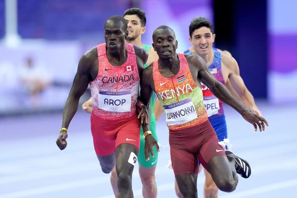Canada’s Marco Arop wins silver in men’s 800 metres at Paris Olympics ...