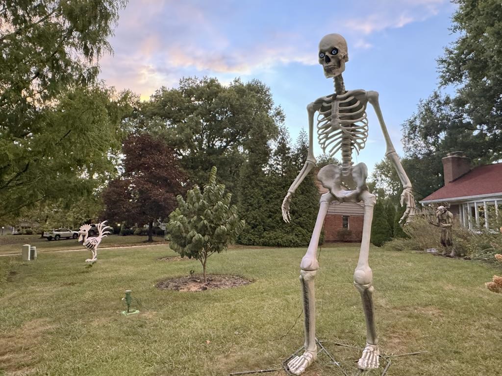 Halloween superfans see the culture catching up to them. (A 12-foot ...