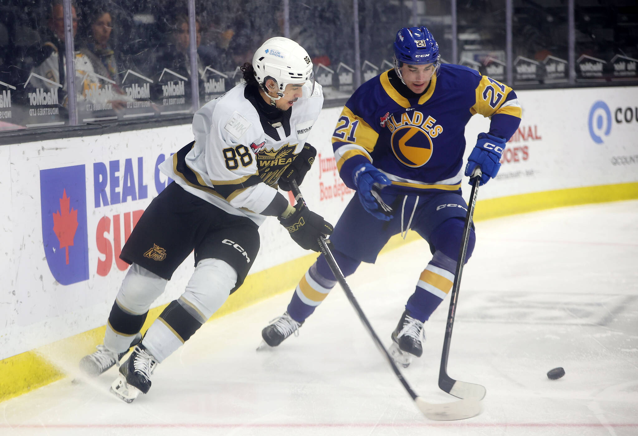 Blades strike it Riche in overtime – Brandon Sun