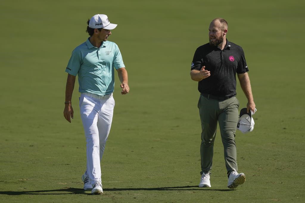 Rory McIlroy tied for lead in Dubai, hot-headed Tyrell Hatton fades ...