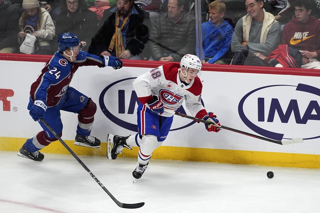 Dach, Caufield score in shootout as Canadiens roll past Avalanche 2-1 ...