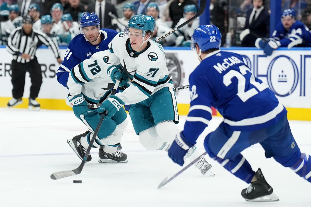 ‘Hockey becomes your life’: Sharks rookie Macklin Celebrini navigating ...