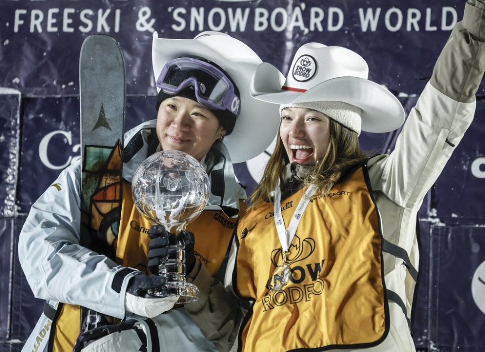 Chinese skier Fanghui wins in Calgary, finishes tied for Crystal Globe ...