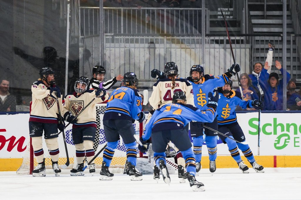 Spooner scores first two of season, Sceptres topple PWHL-leading ...