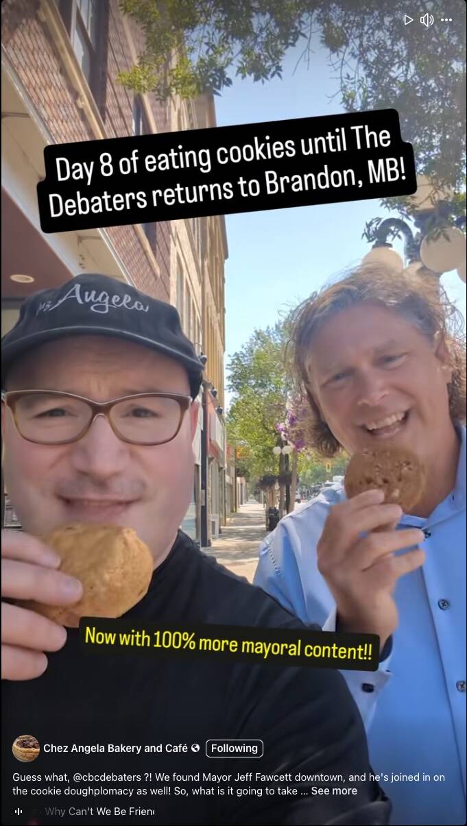 ‘Debaters’ respond to cookie campaign – Brandon Sun