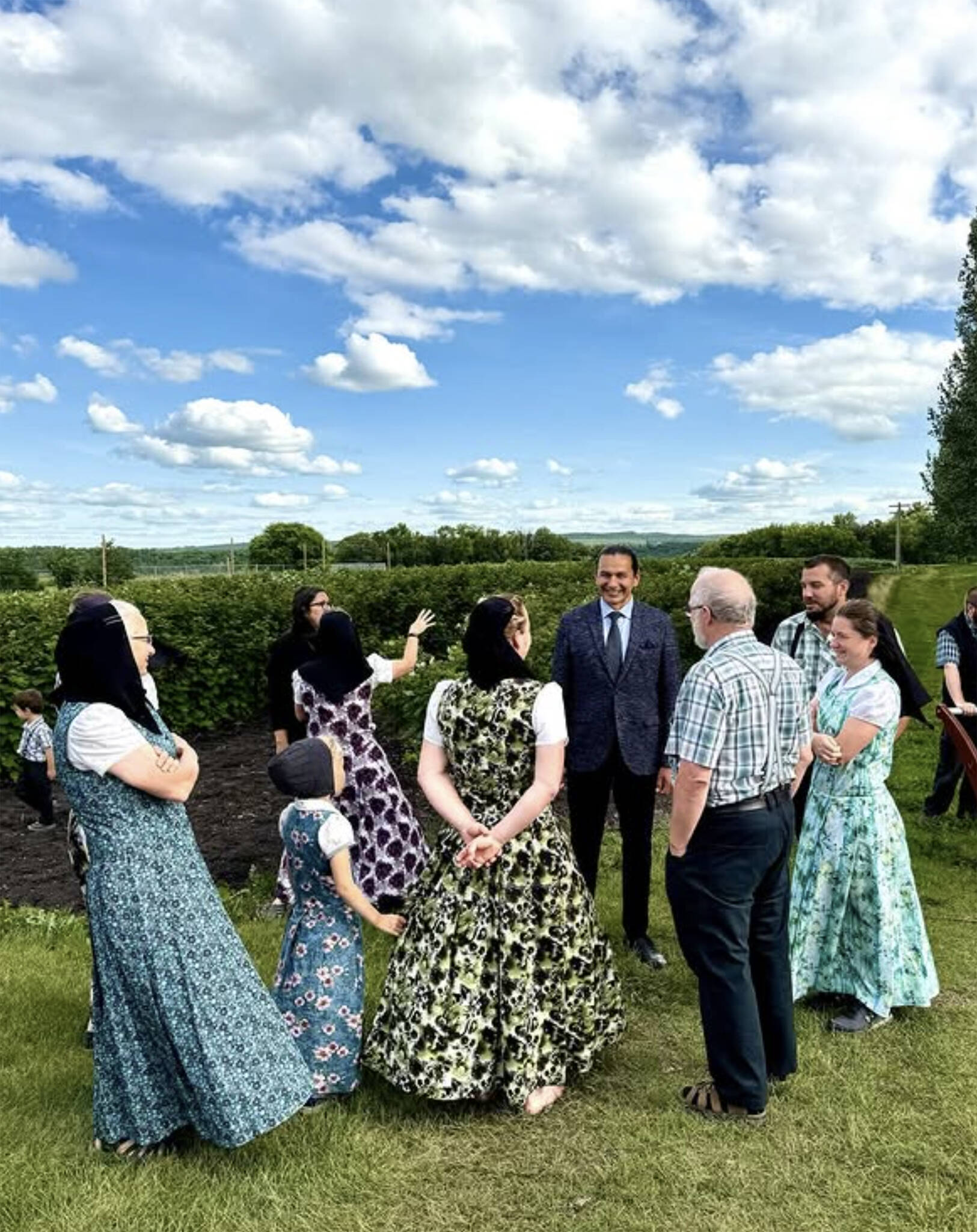 Kinew visits Hutterite colony as byelection looms – Brandon Sun