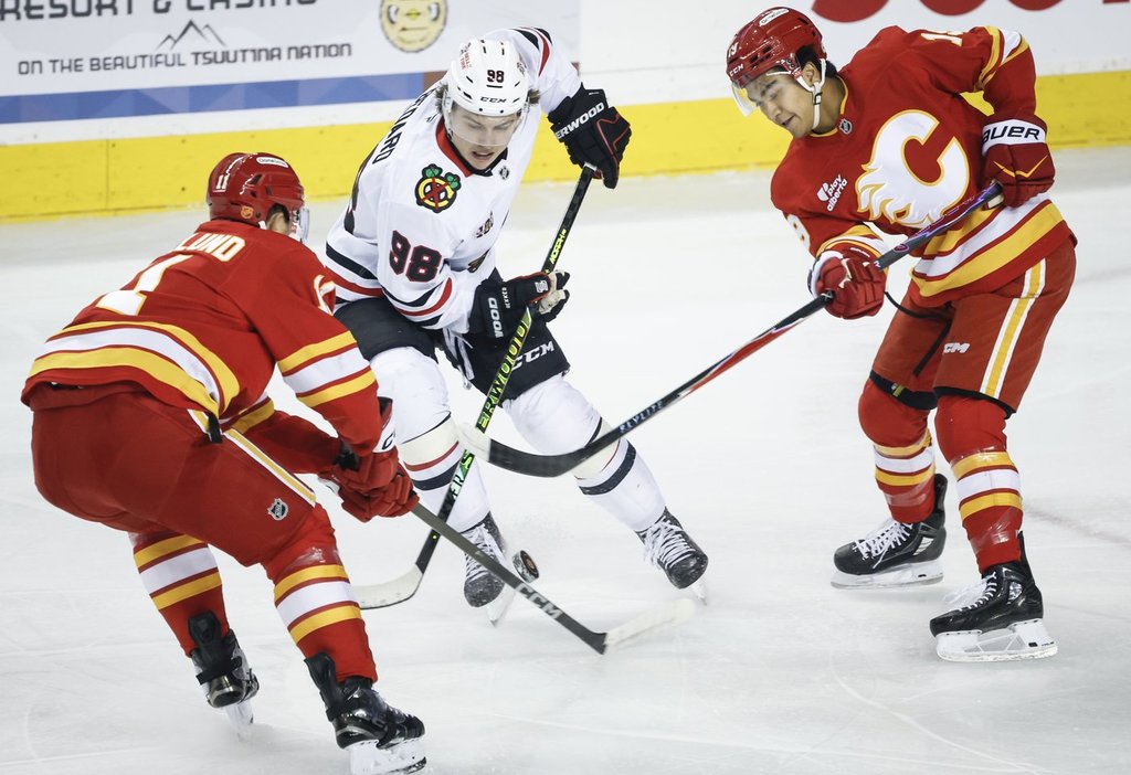 Connor Bedard lifts Blackhawks past Flames with four-point night ...