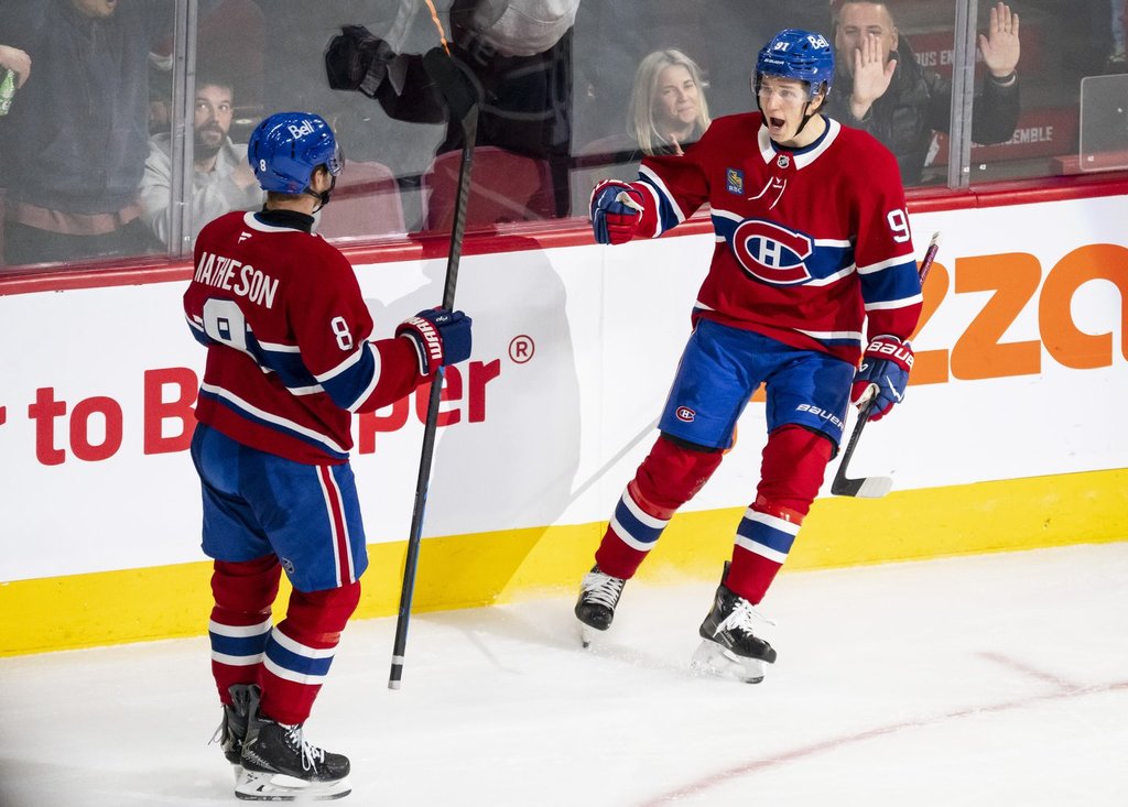 Caufield scores shootout winner, Canadiens beat Jets 3-2 to snap two ...