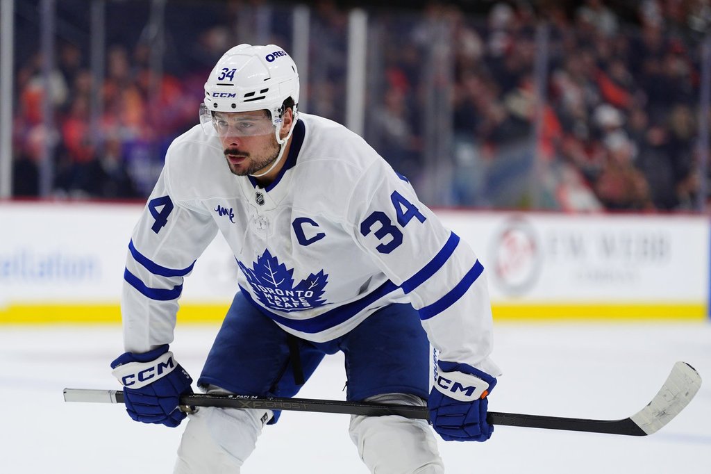 Matthews, Stolarz both out injured Thursday for struggling Maple Leafs ...