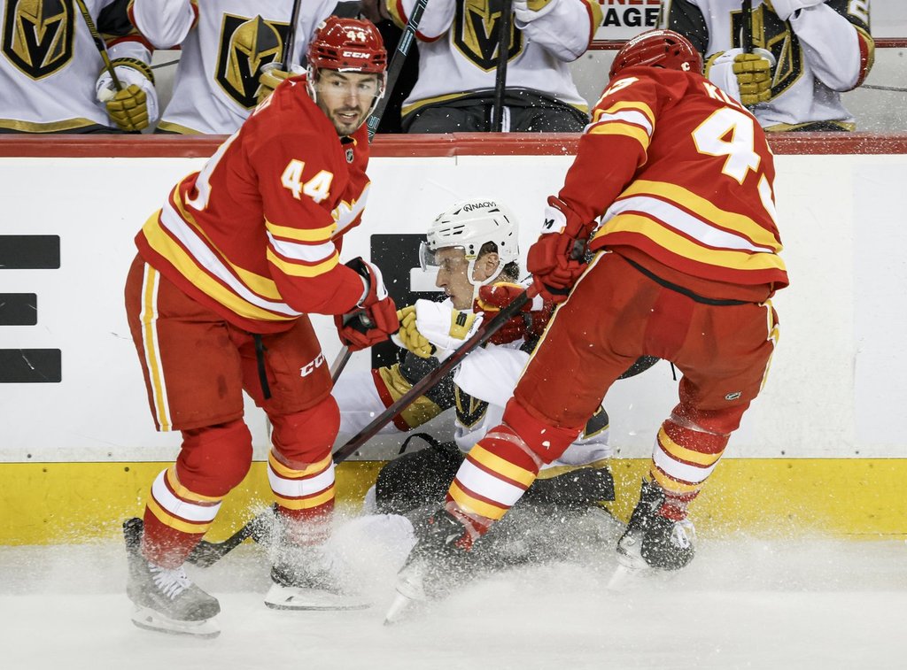 Backlund scores twice, Calgary Flames beat Vegas Golden Knights 6-3 ...