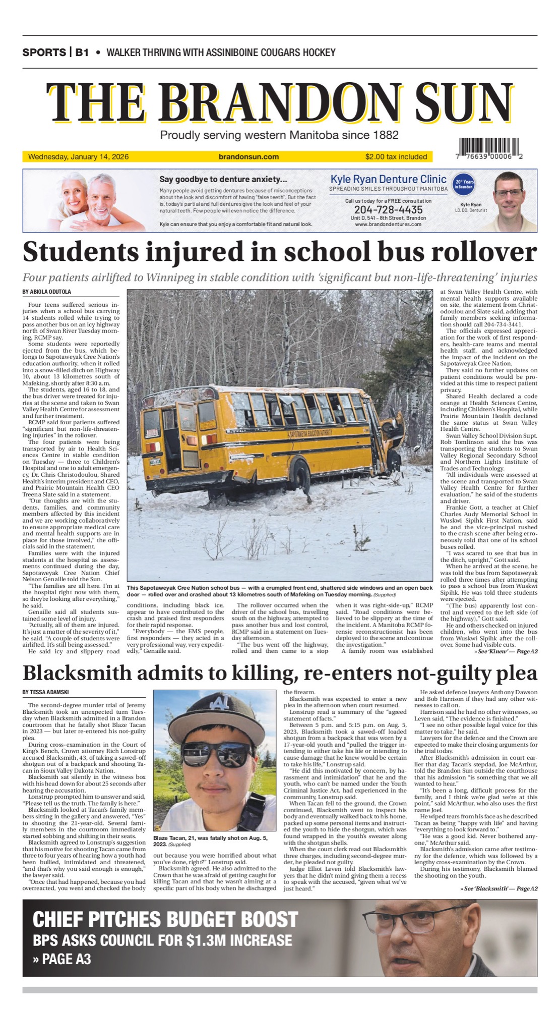 Sun Burst — Jan. 14, 2026 – Brandon Sun