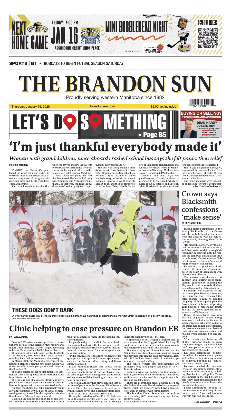 Sun Burst — Jan. 15, 2026 – Brandon Sun