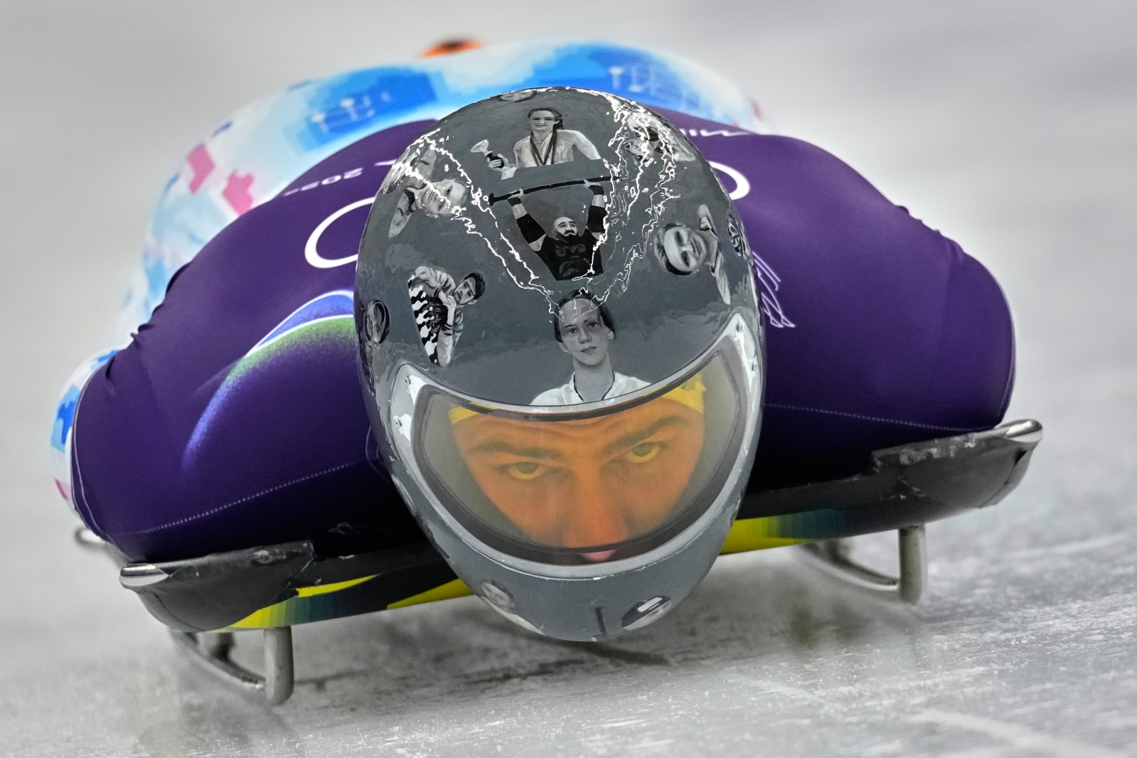 Ukrainian skeleton racer at Olympics says his helmet tribute to fallen ...