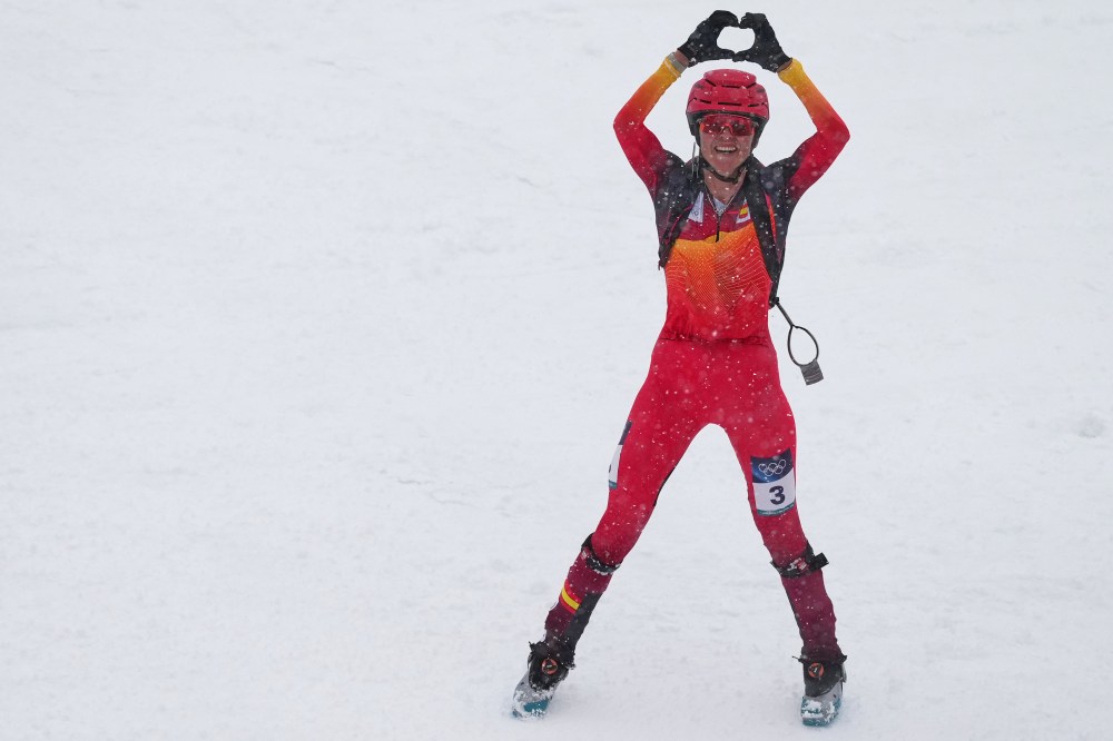Ana Alonso Rodriguez’s hard climb to Olympic skimo bronze began off the ...