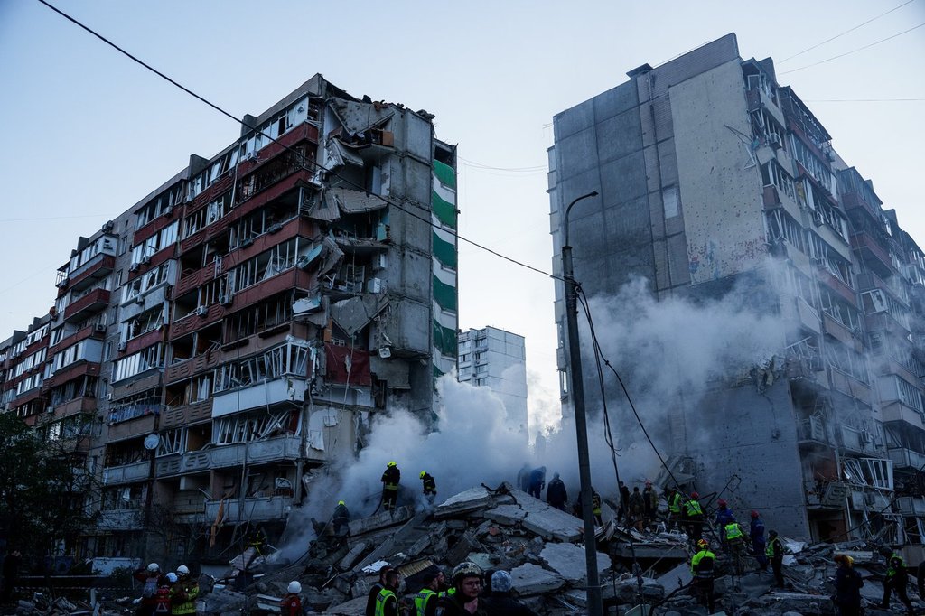 Death toll in attack on Kyiv apartment building now stands at 24 ...