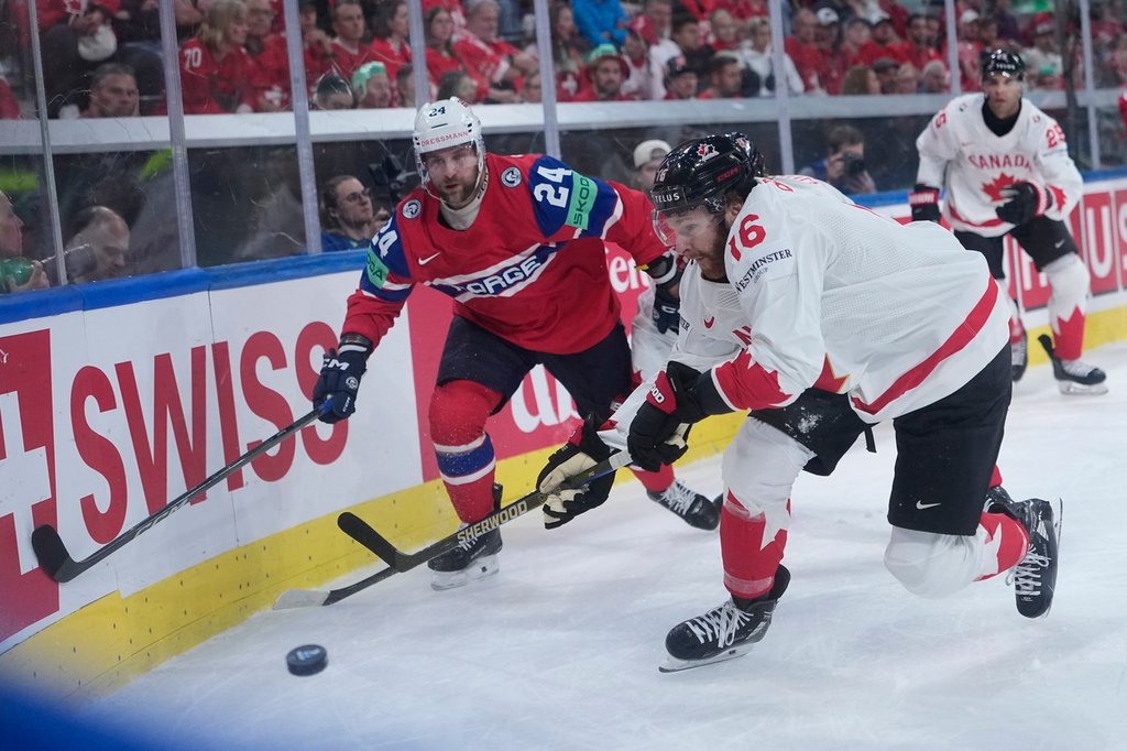 Norway edges Canada 3-2 in overtime to win world hockey bronze medal ...